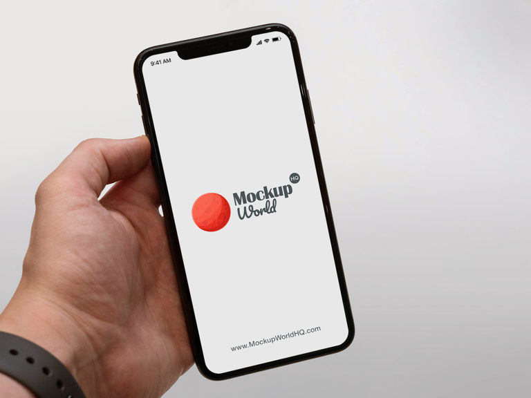 iPhone Xs Max Free Mockup | Mockup World HQ