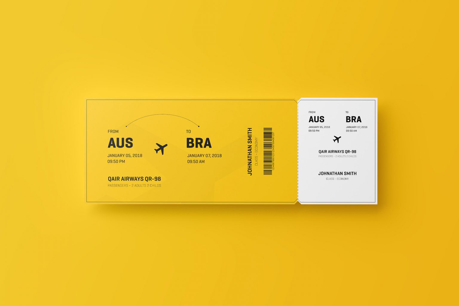 Free Event Ticket Mockup | Mockup World HQ