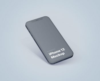 Free iPhone 12 PSD Mockup | Mockup World HQ