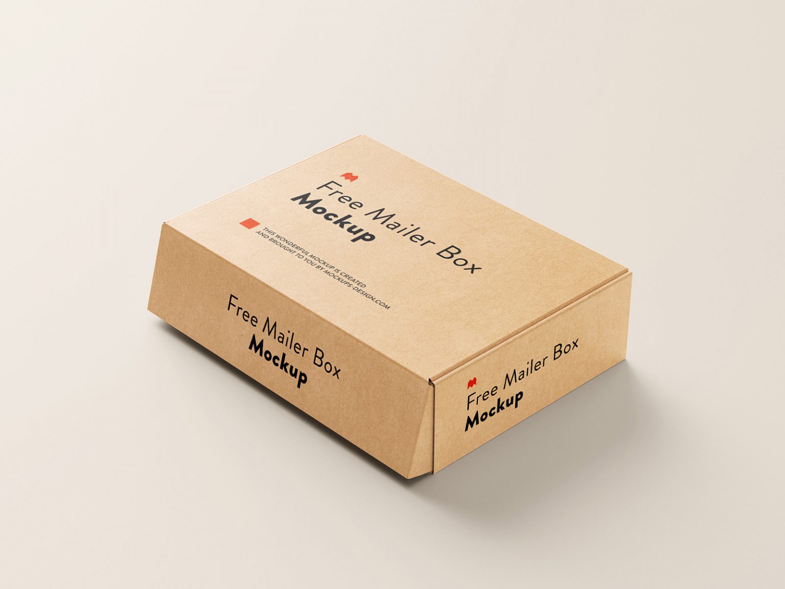 Free Mailer Box Mockup Set | Mockup World HQ
