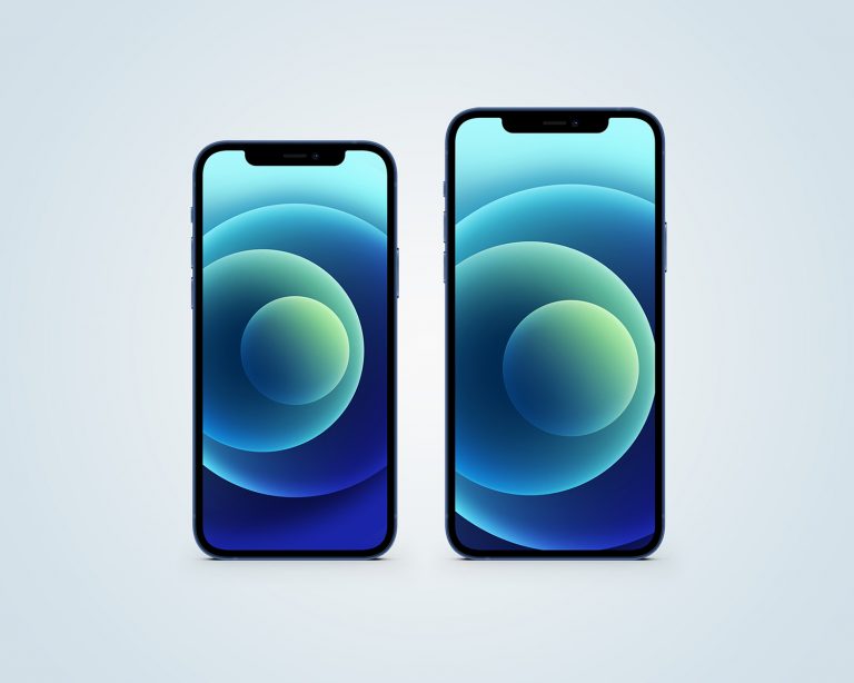 iPhone 12 Free Mockup Set | Mockup World HQ